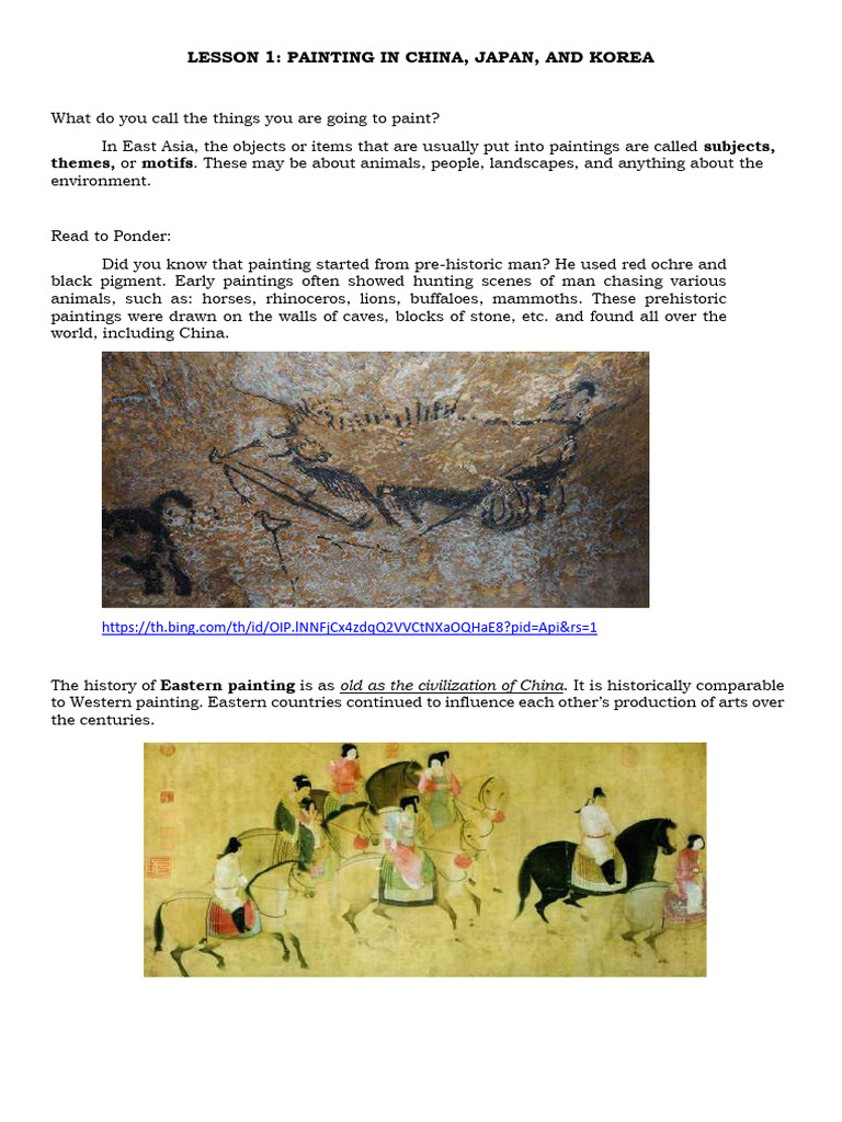 ARTS in China Korea Japan Q2 ART | PDF | Paintings | Ukiyo E