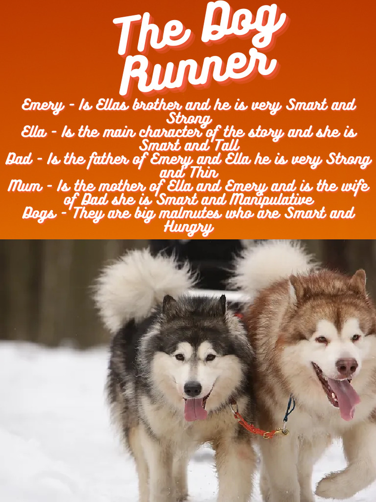 The Dog Runner Character Overview | PDF