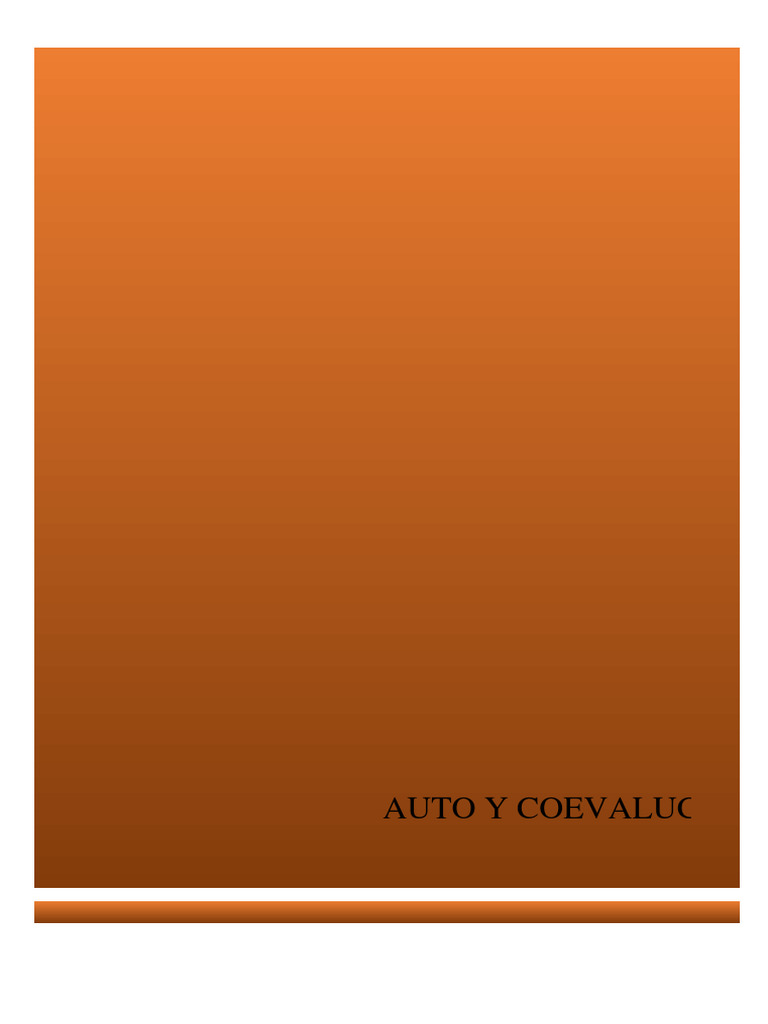 Auto y Coevalución Ingles 1er Parcial Kalil Jared Frias Serrano 5B | PDF