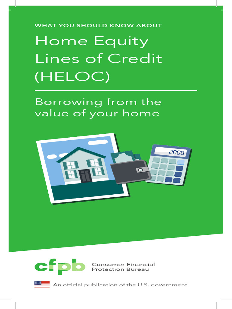CFPB Heloc-Brochure Print | PDF | Home Equity Line Of Credit | Credit