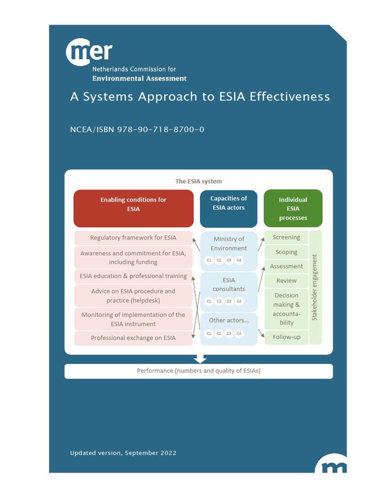 NCEAs Systems Approach To ESIA Effectiveness 3 | PDF | Environmental ...