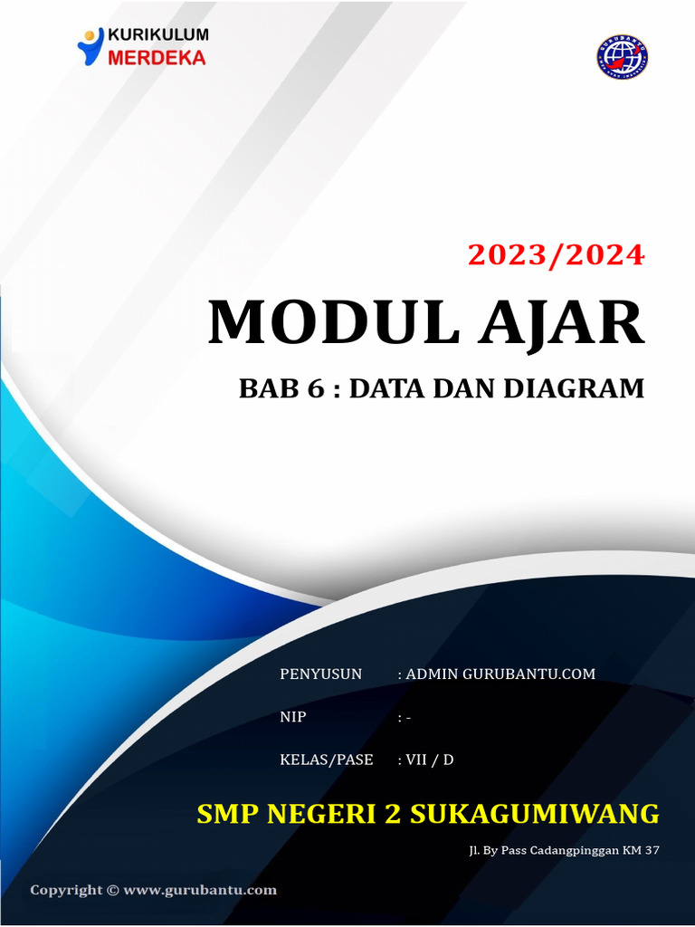 13. Modul Ajar Matematika Kls 7 Sem 2 - Bab VI | PDF