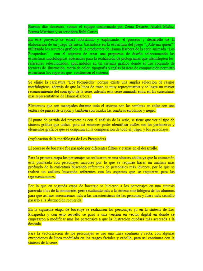 Guión | PDF | Color | Tipografía