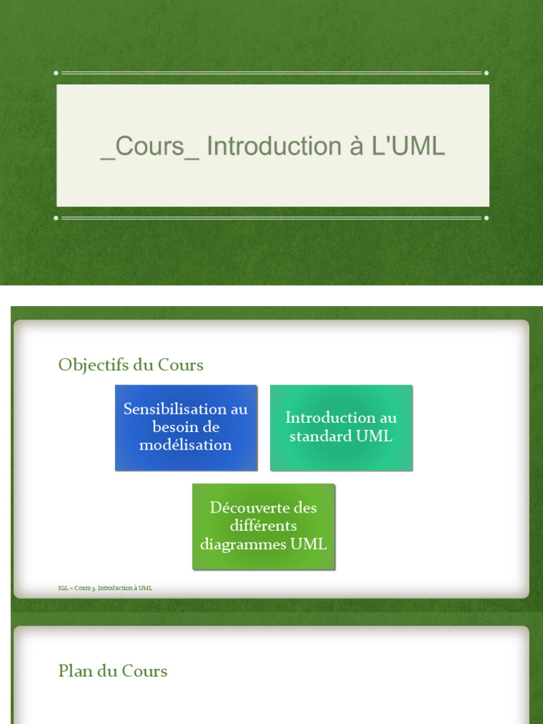 Cours - Introduction À UML | PDF | Langage de Modélisation Unifié ...