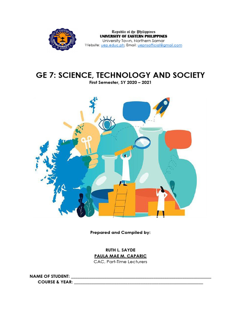STS Module 5 1 | PDF | Human | Science