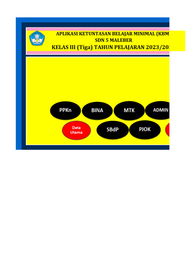 KKM Kelas 3 | PDF