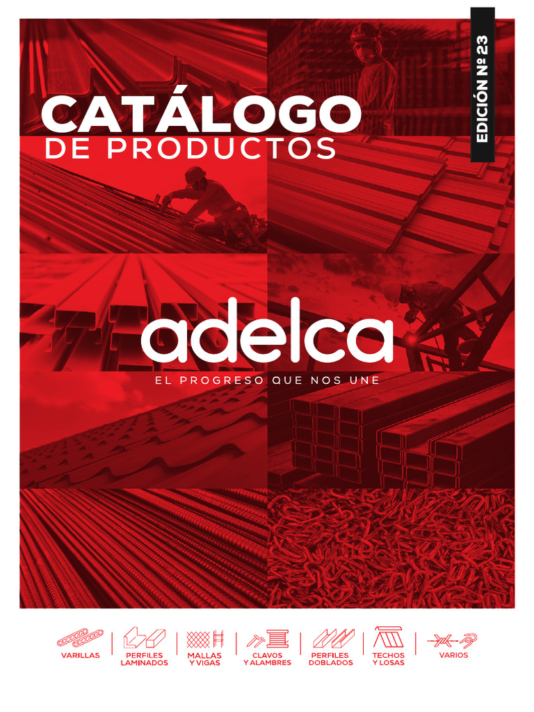 Catalogo Adelca | PDF | Hormigón | Acero