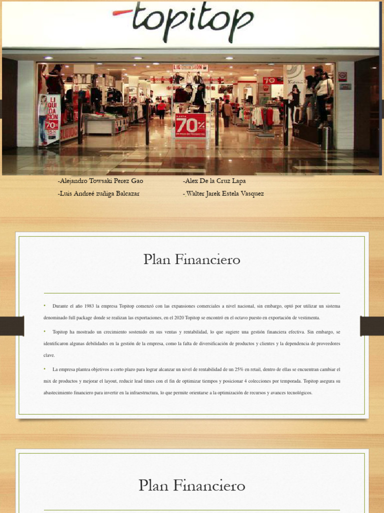 Topitop | PDF | Business | Mercado (economía)