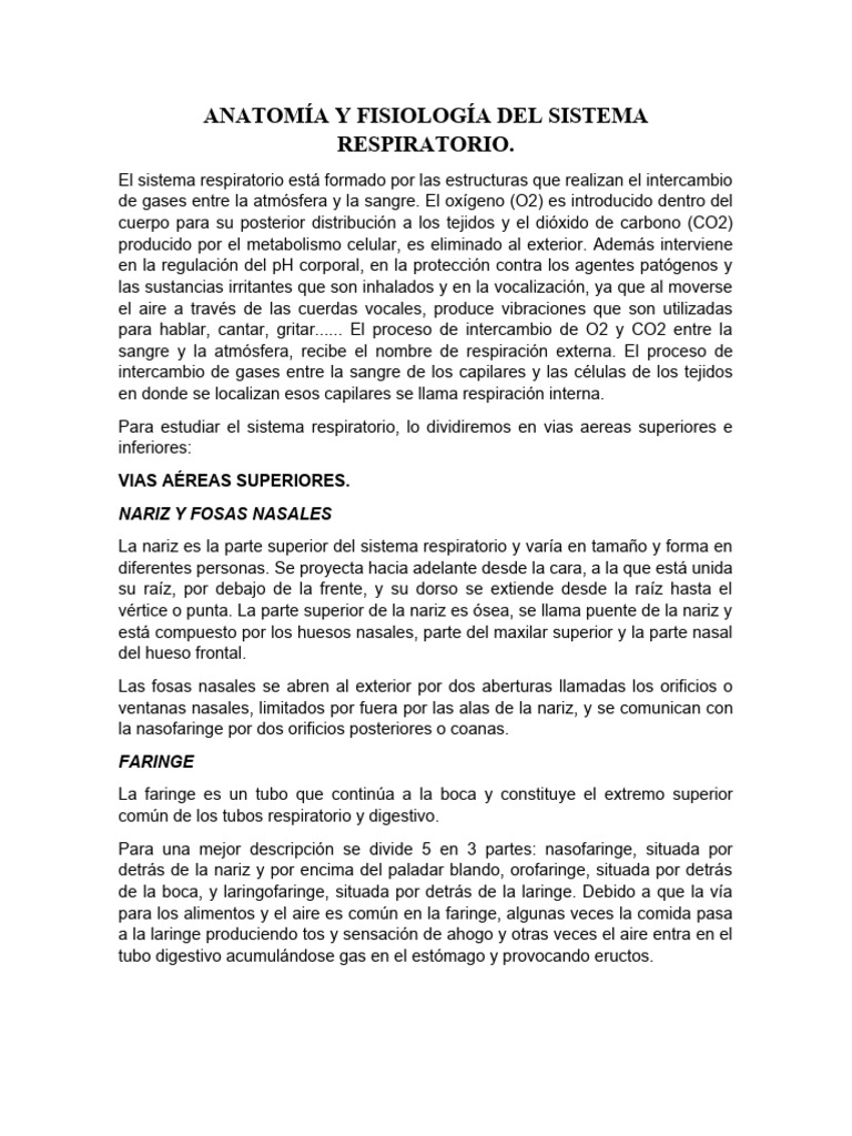 Sist Respiratorio y Nervioso | Descargar gratis PDF | Pulmón | Sistema ... Sist Respiratorio y Nervioso | Descargar gratis PDF | Pulmón | Sistema ...
