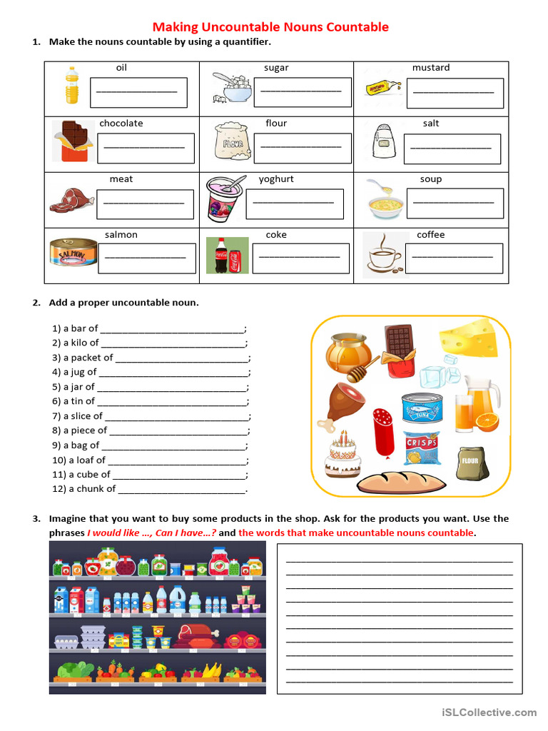Making Uncountable Nouns Countable - Removed | PDF | Noun | Morphology