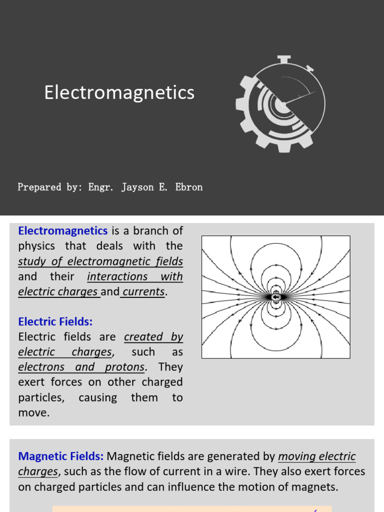Introduction of Electromagnetics | PDF
