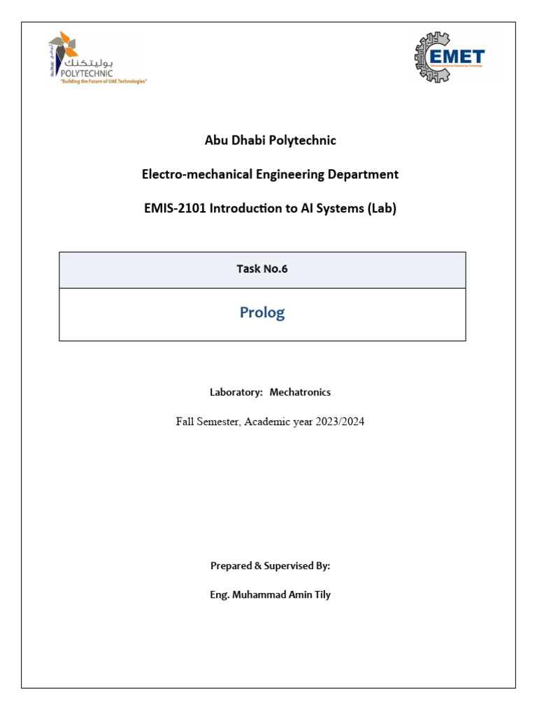 Lab 06 Prolog Part 1 And 2 Pdf Fahrenheit Computer Science 4355