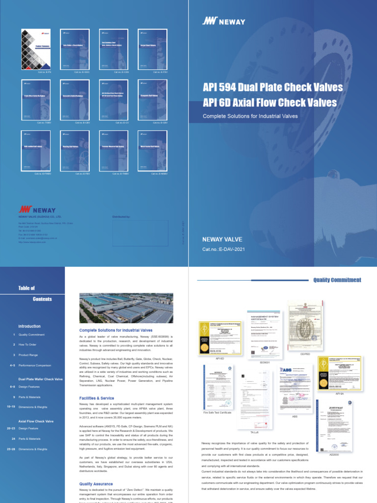 Check Valves Weight | PDF | Valve | Safety