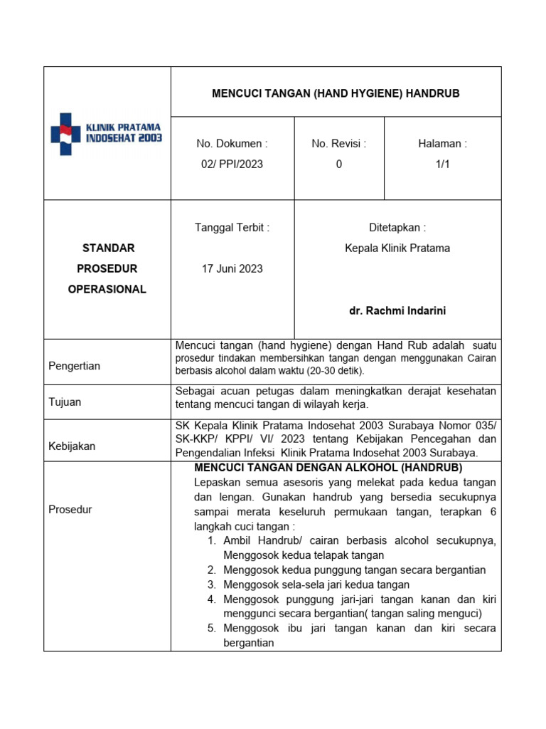 02 Spo Hand Hygiene Handsrub | PDF