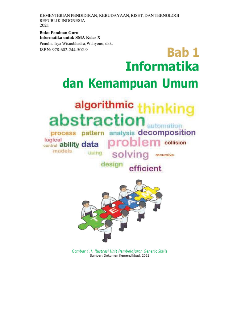 1 Informatika Dan Keterampilan Generik | PDF | Teknologi & Rekayasa