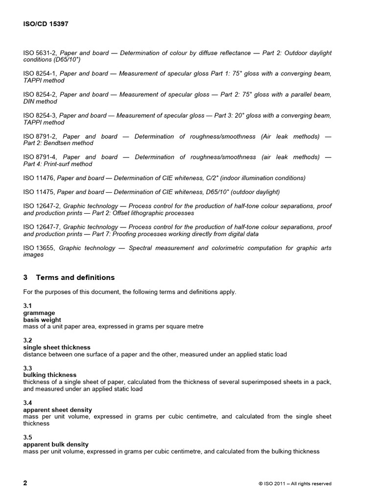 ISO 15397 p3 | PDF | Volume | Optics