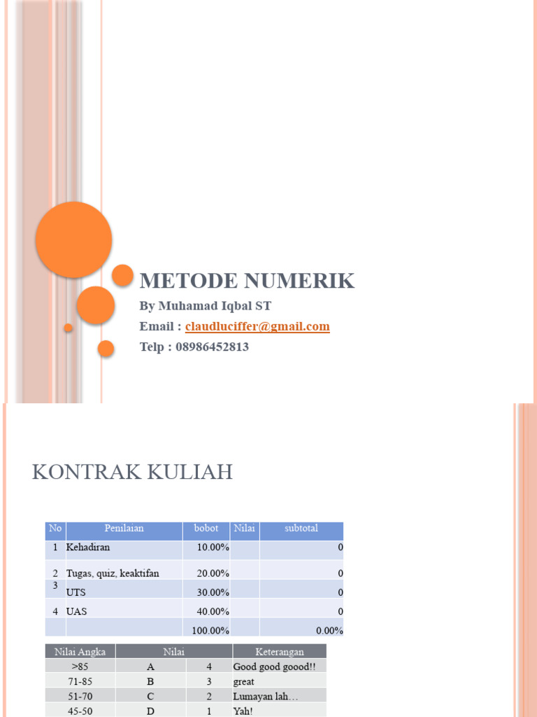 Metode Numerik | PDF