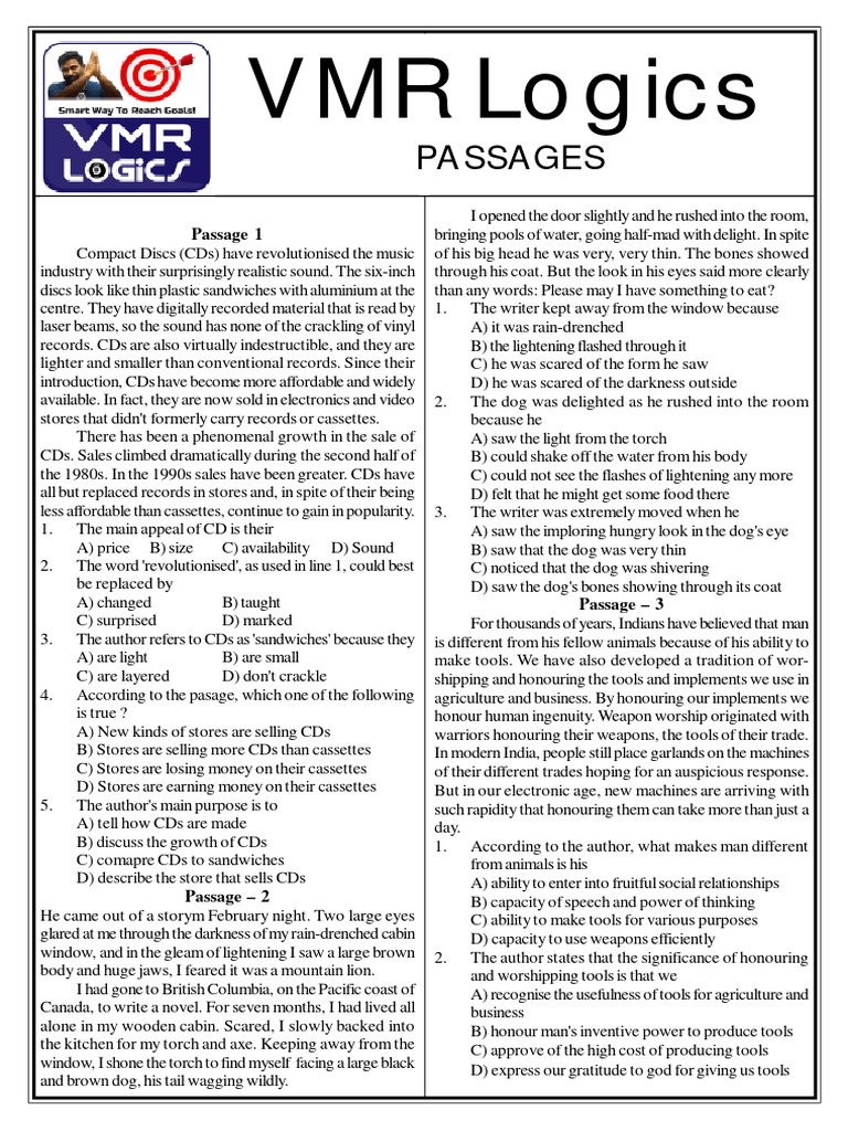 Passages 3 | PDF | Compact Disc | Tools