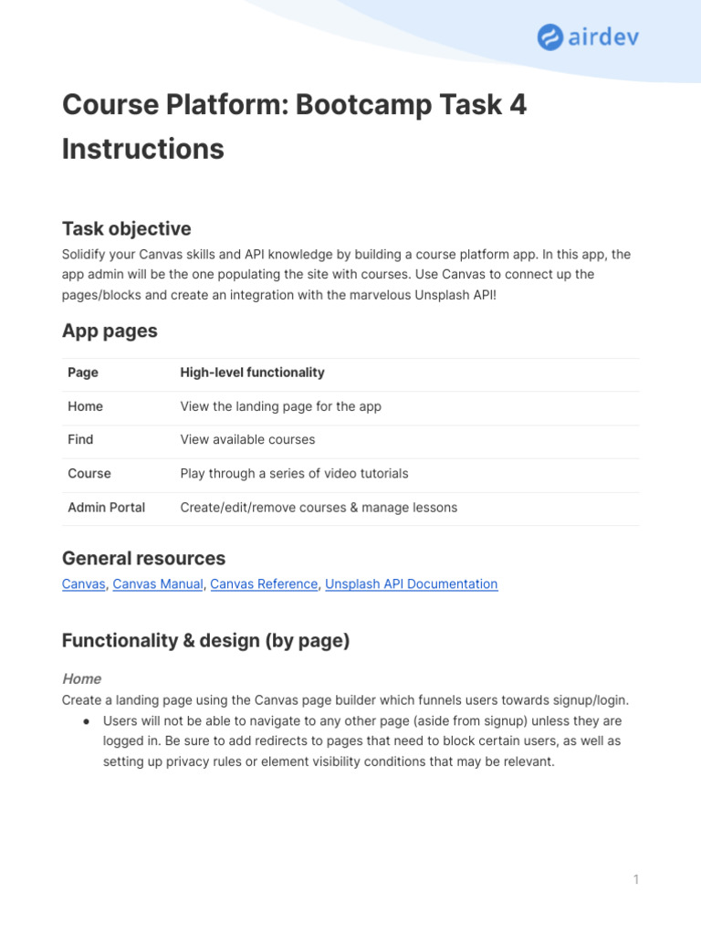 Airdev Bootcamp Exercise 4 | PDF | Login | Icon (Computing)