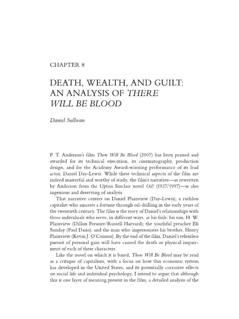 Death and Wealth in There Will Be Blood | PDF