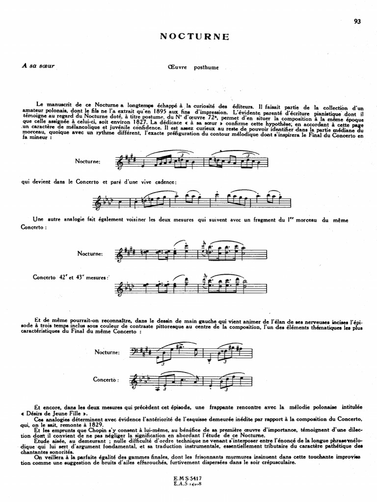 Nocturne Cis Moll | PDF