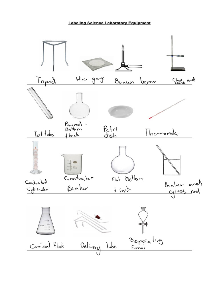 Science Laboratory Equipment - Grade 6 & 7 | PDF