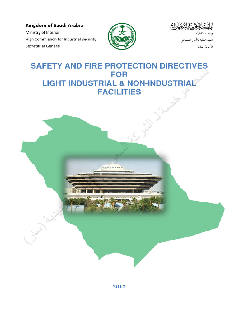 Safety and Fire Protection Directives For Light Industrial and Non ...