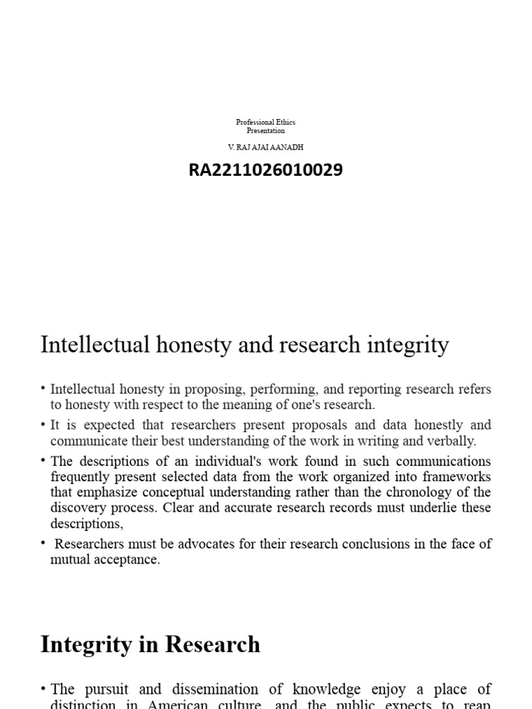 Professional Ethics | PDF