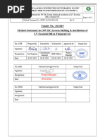 Mos - Installation of MDB, SMDB & DB | PDF | Screw | Quality Assurance