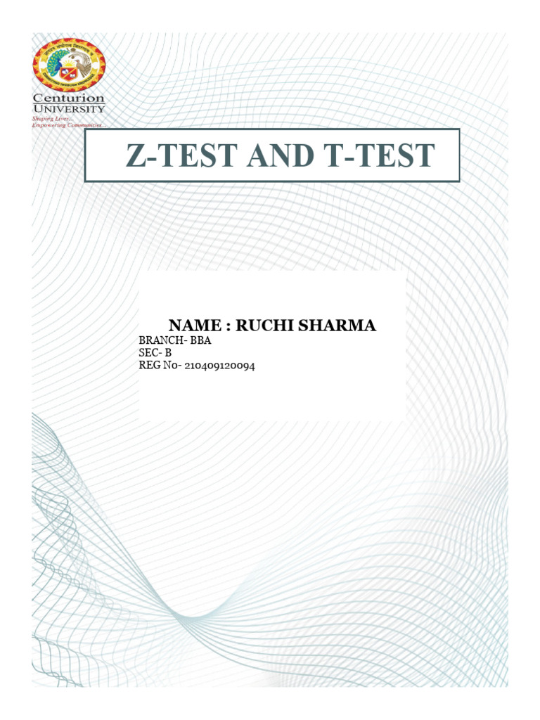 CLG Project Report | PDF | Student's T Test | Statistical Significance