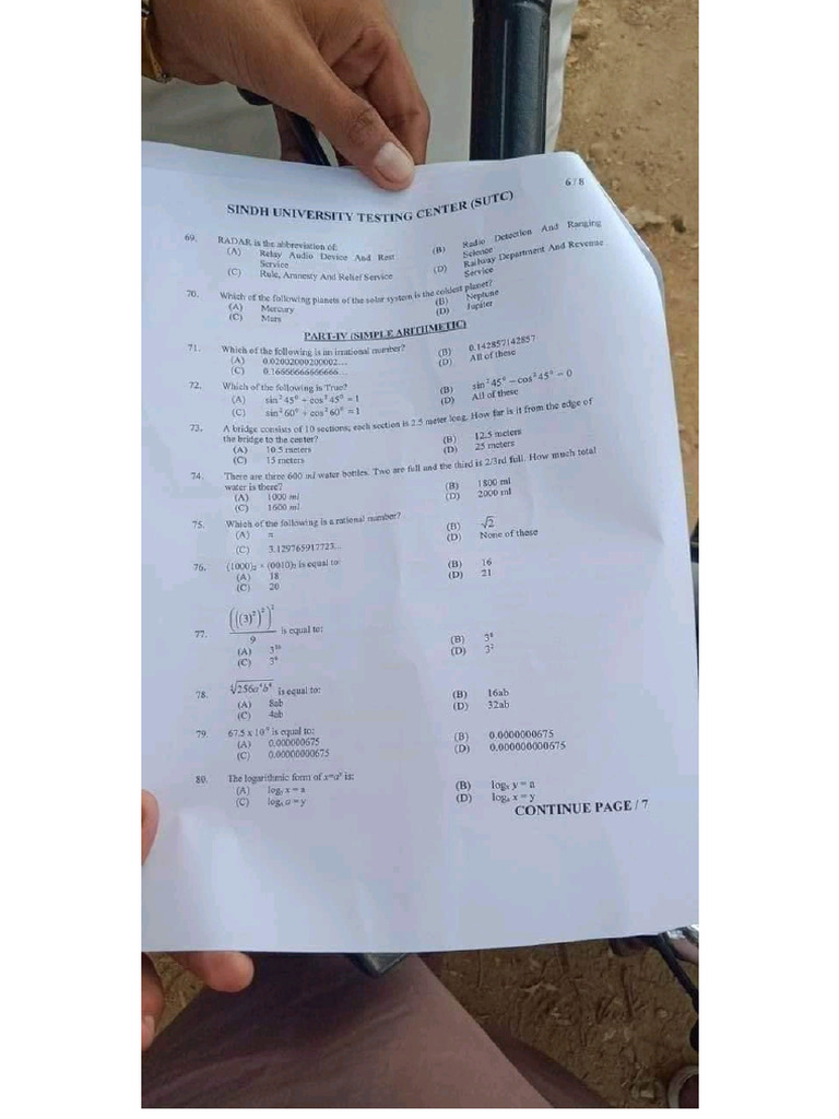 Past Papers of Universitys | PDF