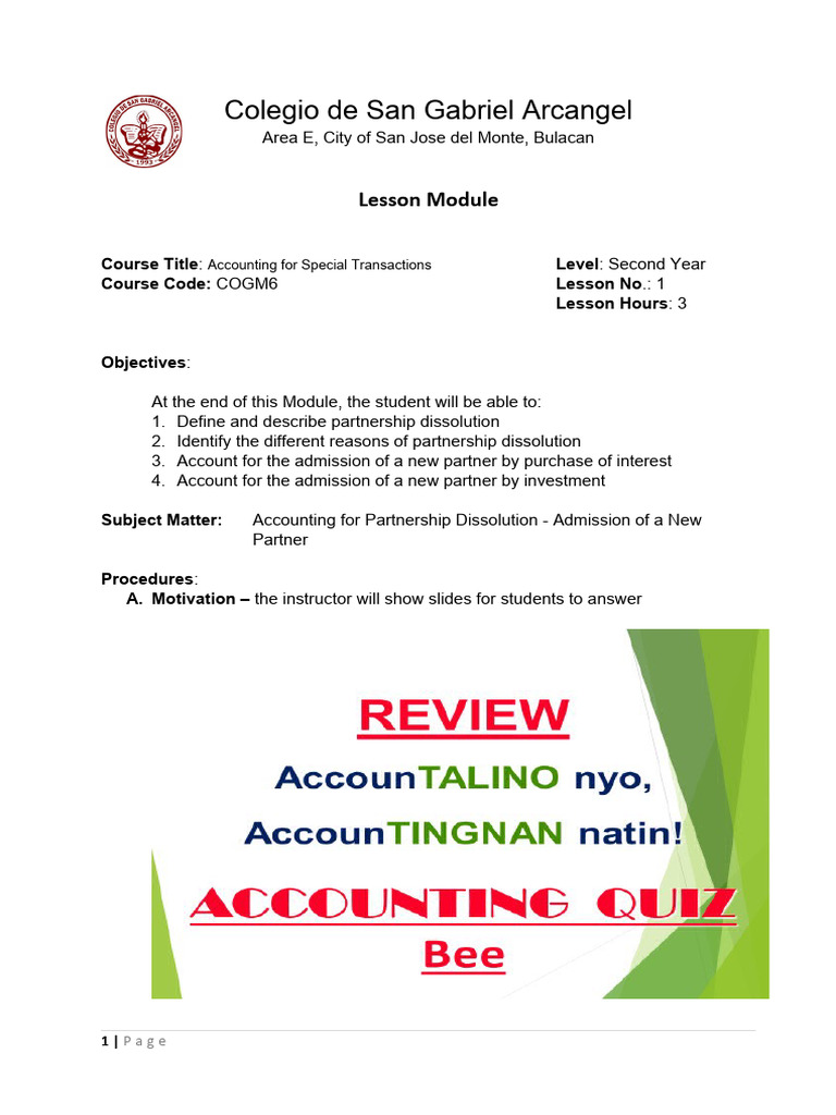 Module 3 Acctg. For Special Transactions | PDF | Debits And Credits ...