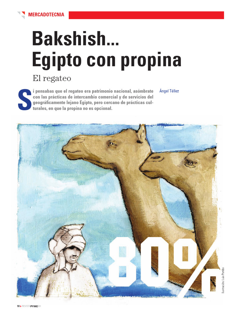 Backshish Egipto Con Propina | PDF | Negociación