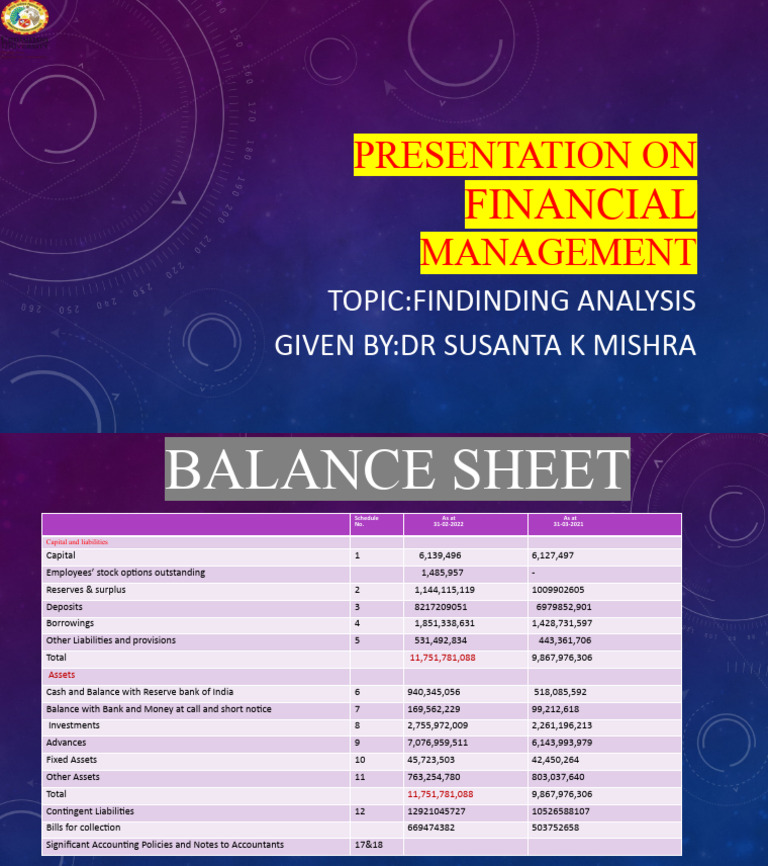 Presentation on Financial Management | PDF