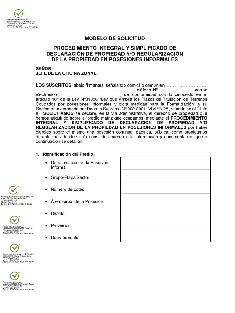 Procedimiento Integral y Simplificado de Declaracion y Regularizacion | PDF