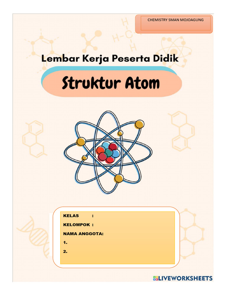 LKPD Struktur Atom@1 | PDF | Sains & Matematika