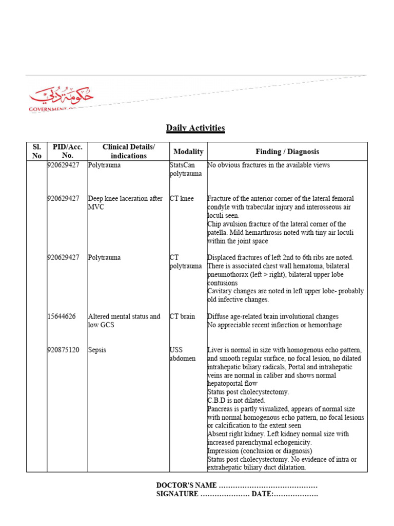 Interns Log book sheet 1 | PDF | Anatomy | Causes Of Death