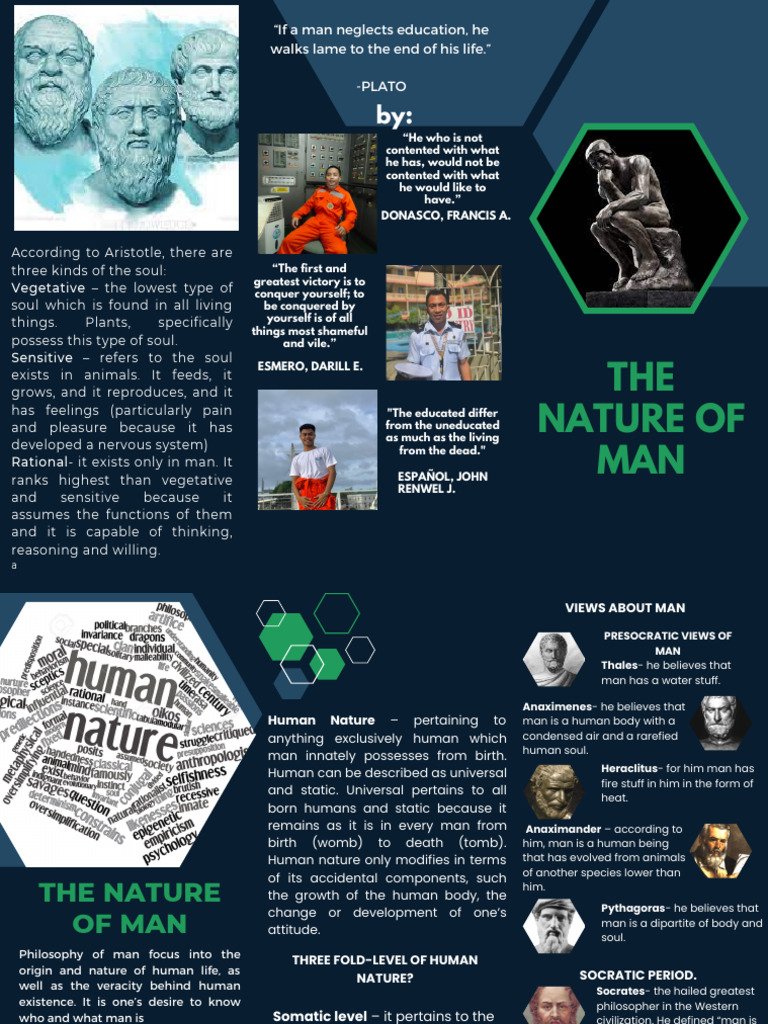 The Nature of Man | PDF | Soul | Nature