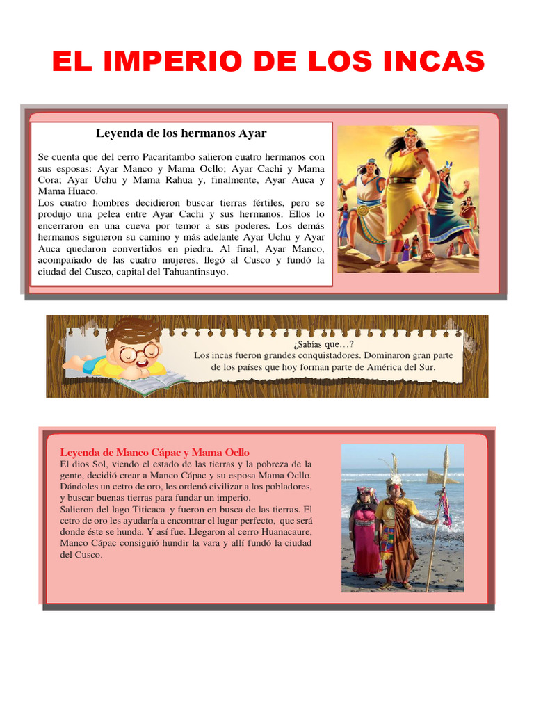 Incas | PDF | Imperio Inca | Jesús