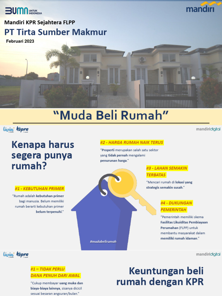 KPR Sejahtera FLPP - PT. TSM | PDF