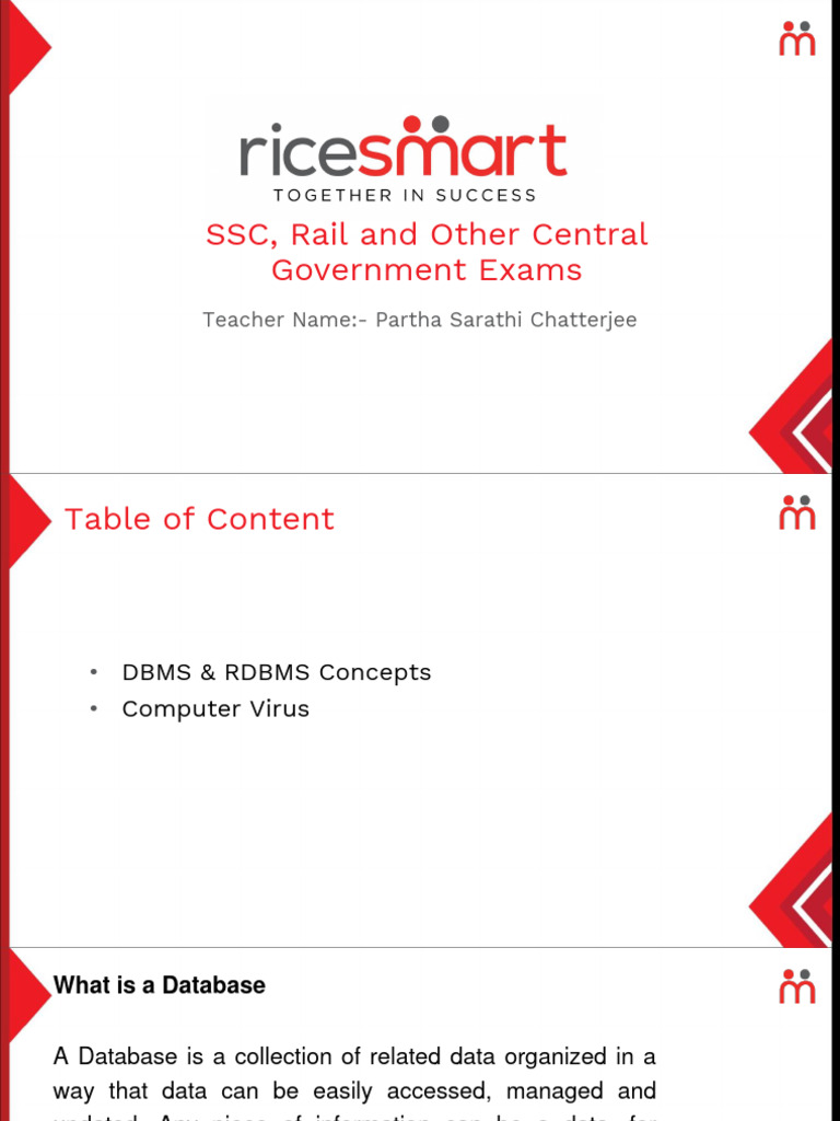 Asset-V1 RICE+43 28 3732+2021 Q1+type@asset+block@SSC Computer 7th Class | PDF | Relational ...