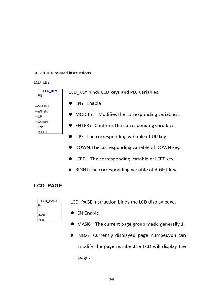 LCD Instructions | PDF | Variable (Computer Science) | Bit