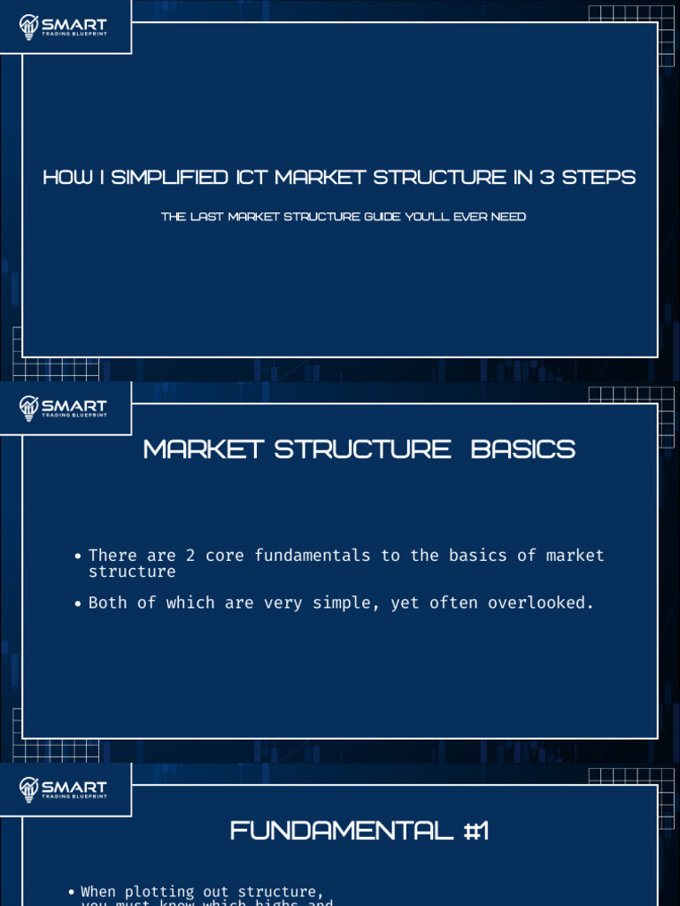 3 Step ICT Market Structure Mastery | PDF