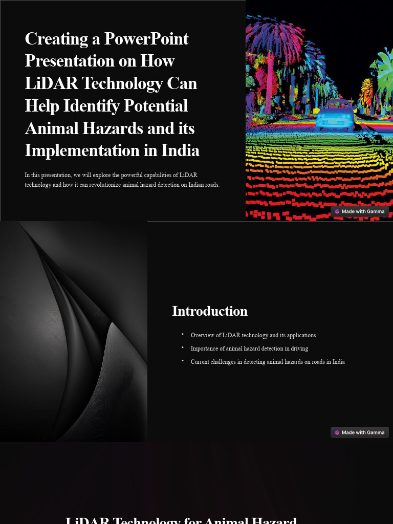 Creating A PowerPoint Presentation On How LiDAR Technology Can Help ...