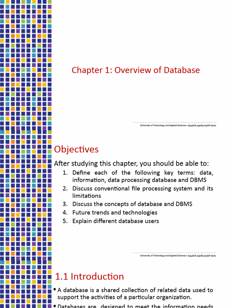 Chapter 1 | PDF | Internet Of Things | Databases