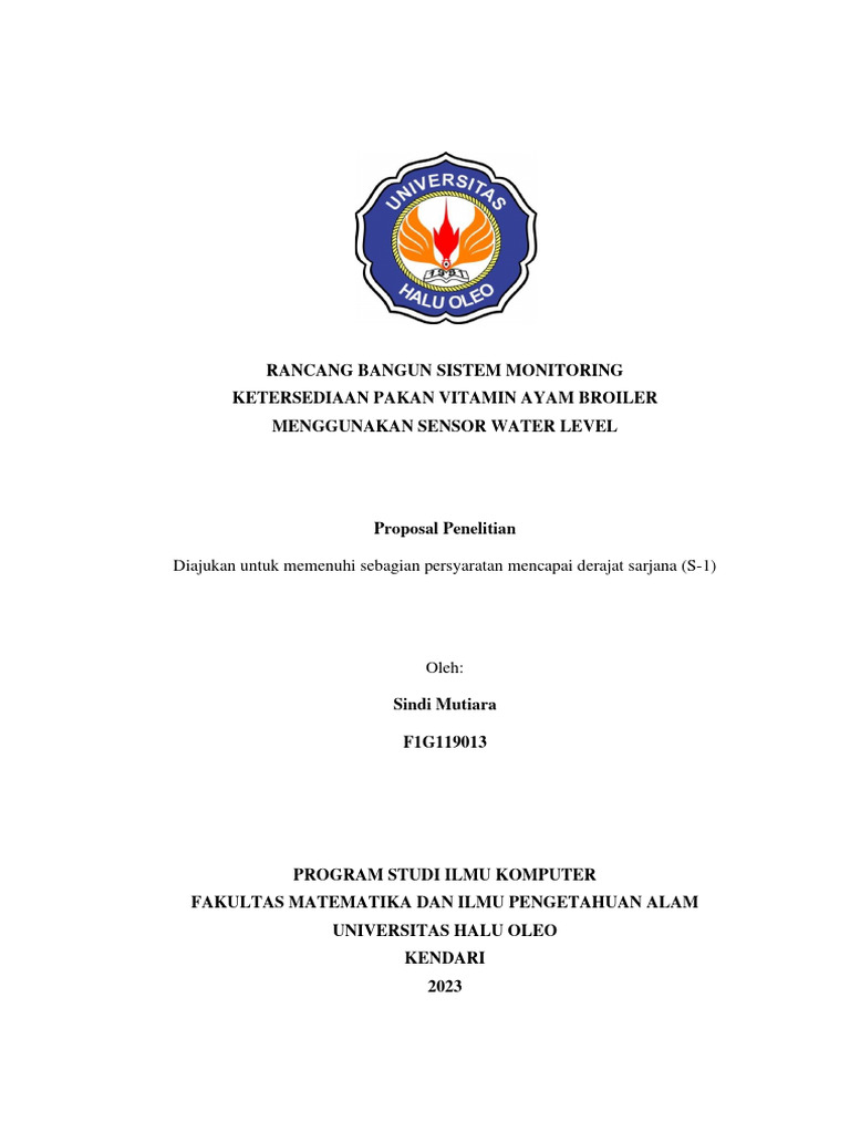 Contoh Proposal Penelitian | PDF