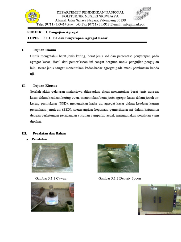 Agragat - BJ Dan Penyerapan | PDF