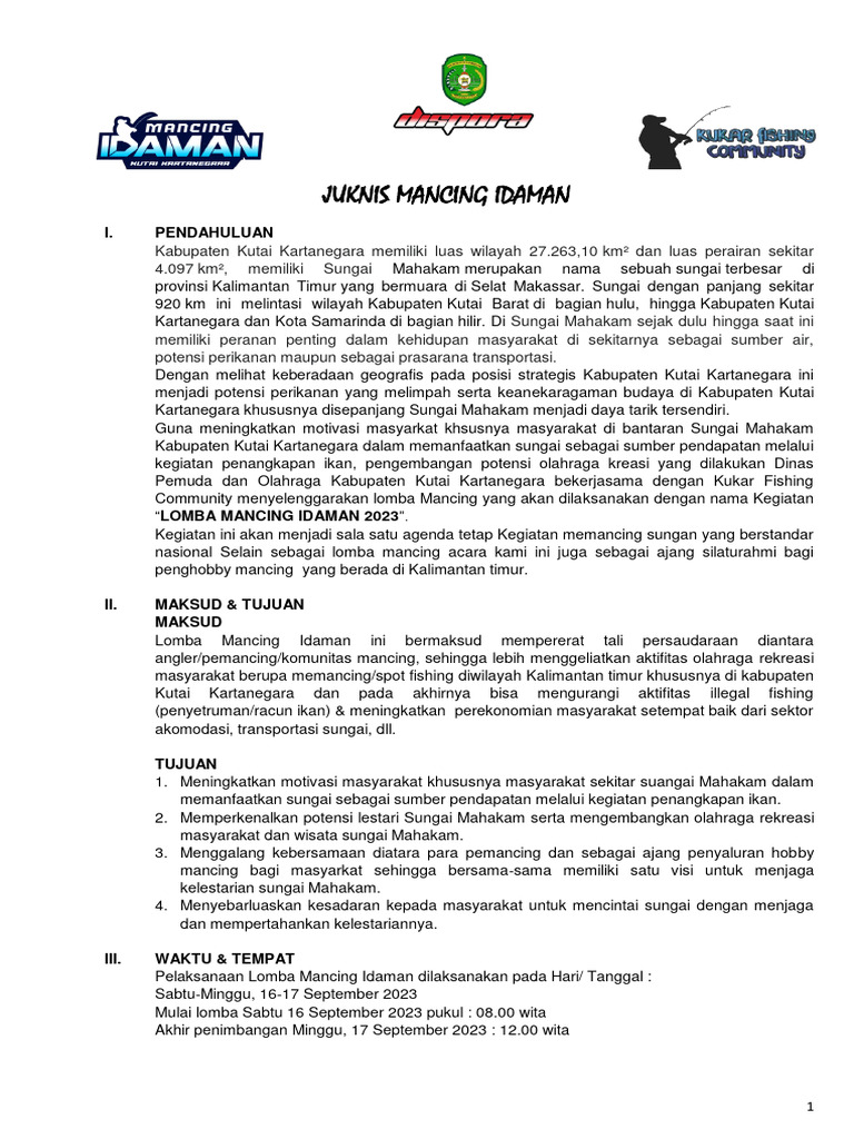 Lomba Mancing Idaman | PDF