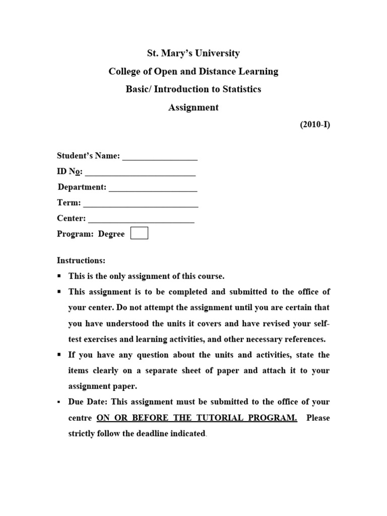 Basic Introduction To Statistics | PDF | Mean | Probability Distribution Basic Introduction To Statistics | PDF | Mean | Probability Distribution