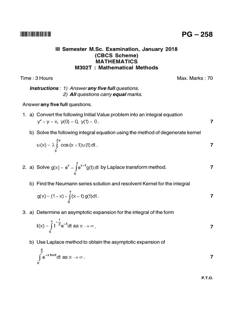 Mathematical Methods 18 | PDF | Mathematical Analysis | Mathematical Objects